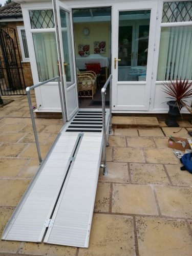 Threshold platform for a ramp - REMAP